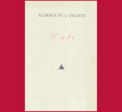 Rombouts & Droste: L’ abc (numbered edition of 600 copies) – COPYRIGHT ...