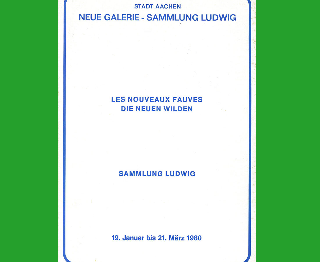 Les Nouveaux Fauves / Die neuen Wilden 2 volumes (Neue Galerie Sammlung ...